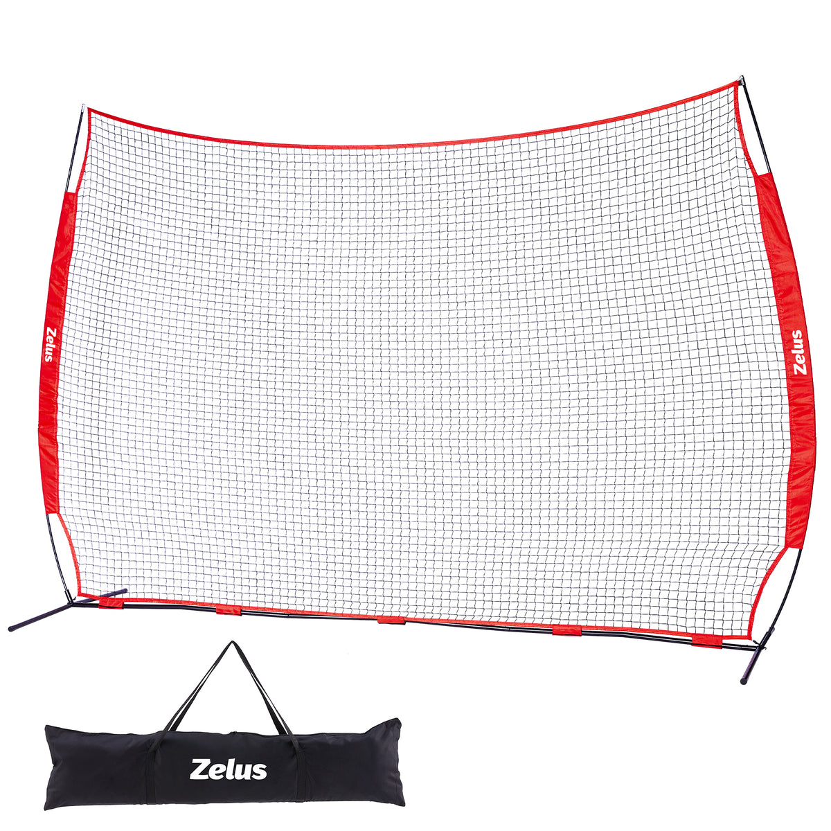 12x9ft & 16x10ft Barricade Backstop Net, Ball Sports Barrier Net, Prac ...