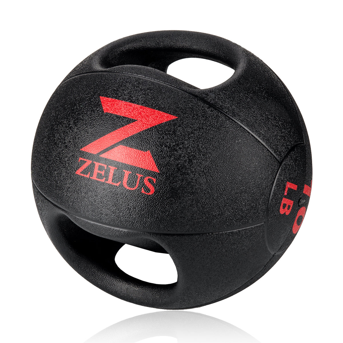 10 lb Medicine Ball, Exercise Ball with Handles - Zelus Fitness ...